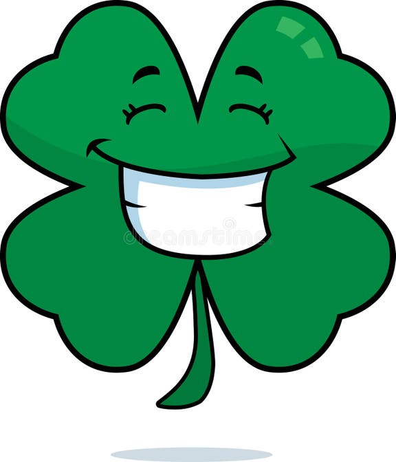 Shamrock Smiling stock vector. Illustration of saint - 11467448