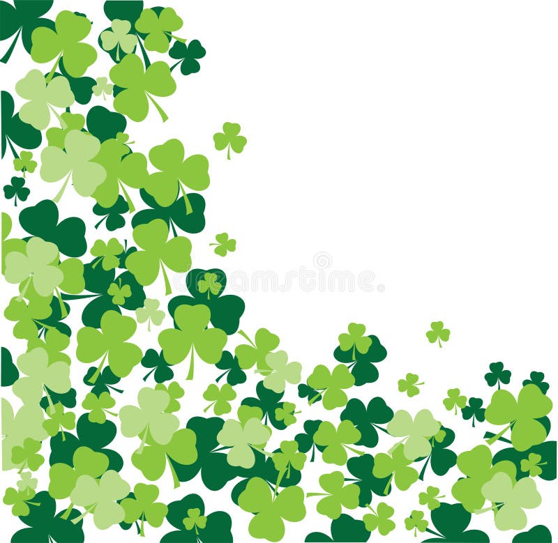 Shamrock stock vector. Illustration of holiday, alcohol - 50109347