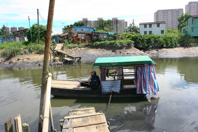 The Shan Pui River at Yuen Long 2 July 2005 Editorial Photography ...