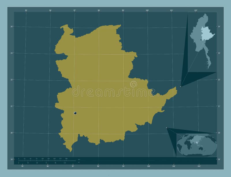 Shan, Myanmar. Solid. Capital Stock Illustration - Illustration of ...