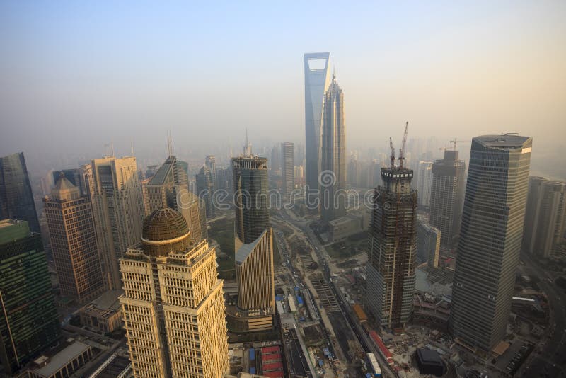 Shanghai Modern Infrastructure Stock Photo - Image of structure, world ...