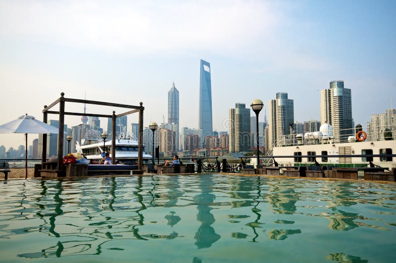Shanghai Beach Pool editorial image. Image of water, beach - 21883805