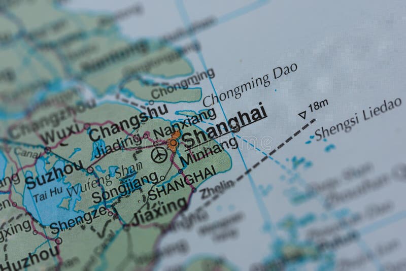 Shanghai, China Graphical Representation Stock Image - Image of ...