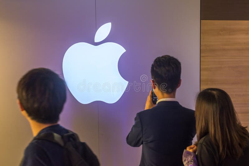 Shanghai, China - July 12, 2019: Apple Store in Downtown of Shanghai ...