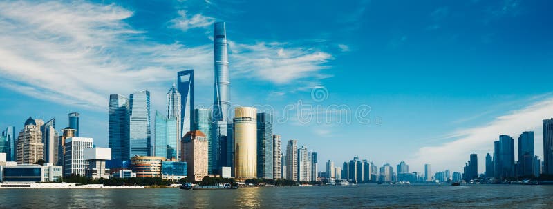 Dramatic Skyline Highlighted by Iconic Structures and Building ...