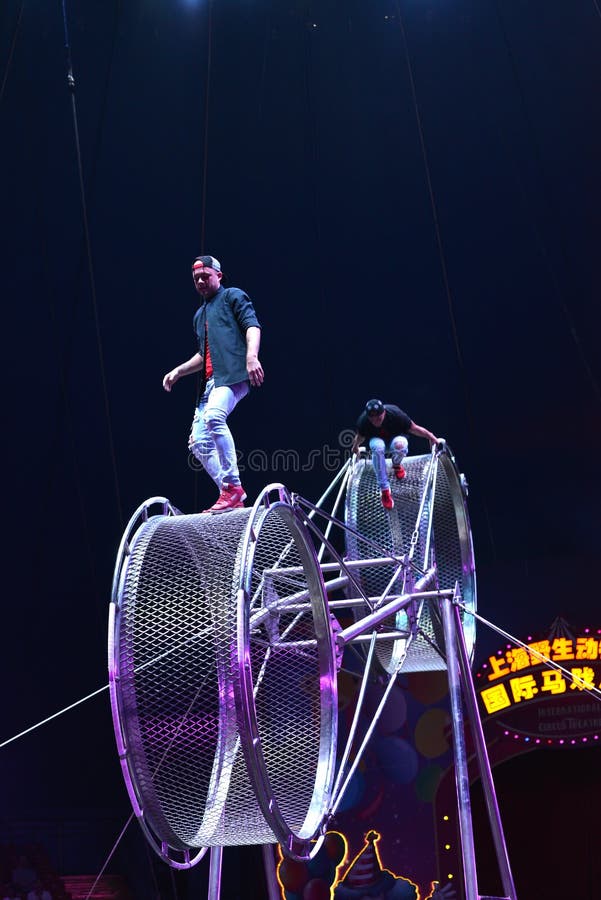 Shanghai circus show editorial stock image. Image of circus - 124048499