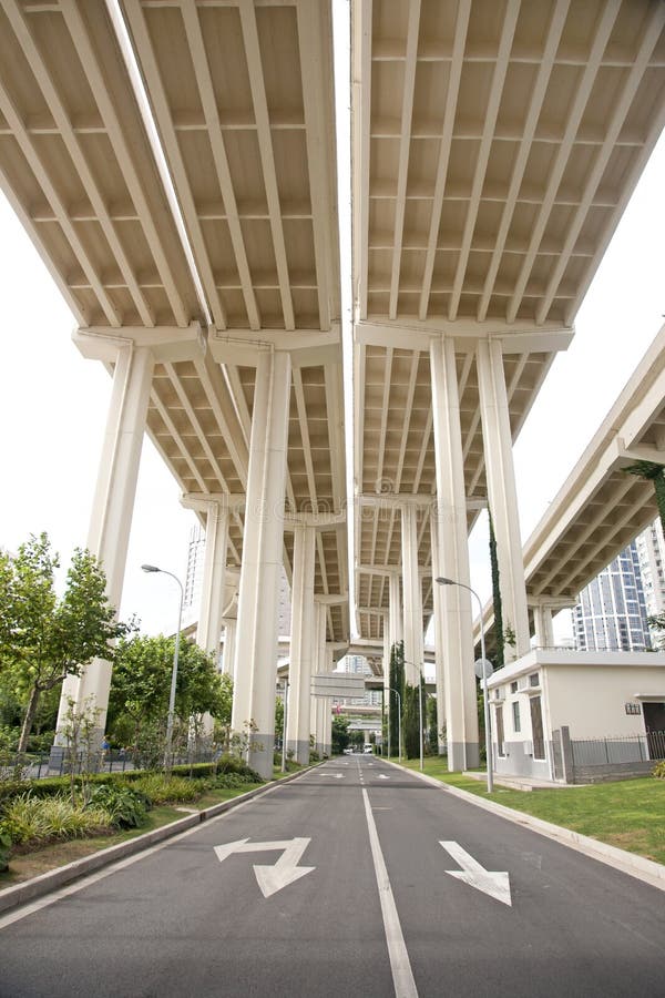 Elevated highway stock photo. Image of view, green, bridge - 16273014