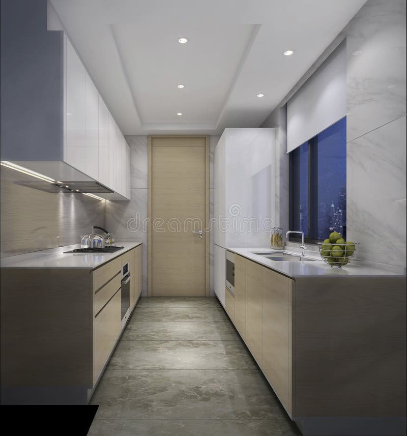 Shanghai High-grade Concise Style of Chinese Style Kitchen in the ...