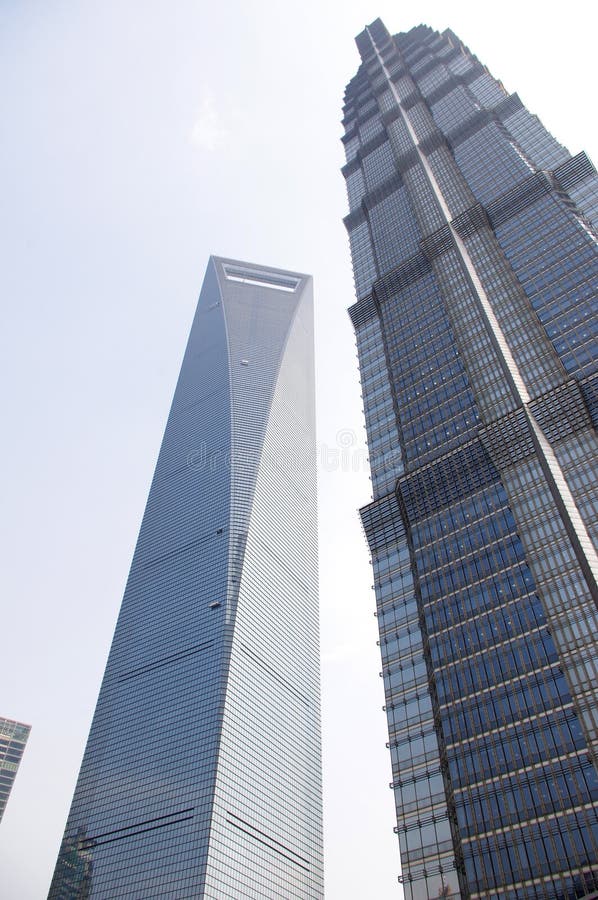 Shanghai high-rise editorial stock image. Image of light - 24691704