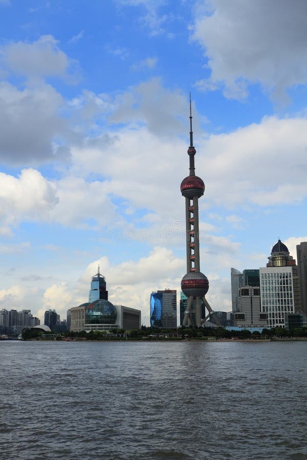 Shanghai Landmark the Oriental Pearl TV Tower Editorial Stock Image ...