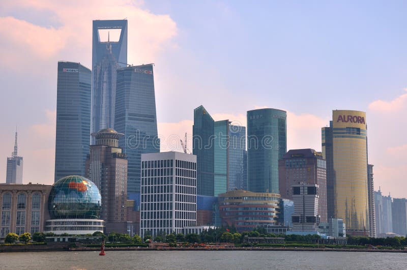 Shanghai Lujiazui Financial and Trading District Editorial Stock Photo ...