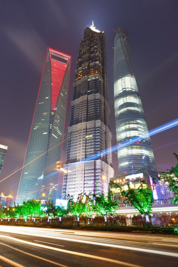 Shanghai modern city stock image. Image of cityscape - 46860589