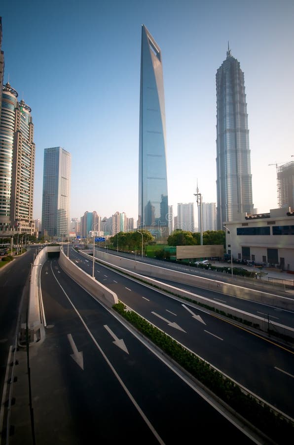 Shanghai Modern Infrastructure Stock Photo - Image of chinese, tall ...
