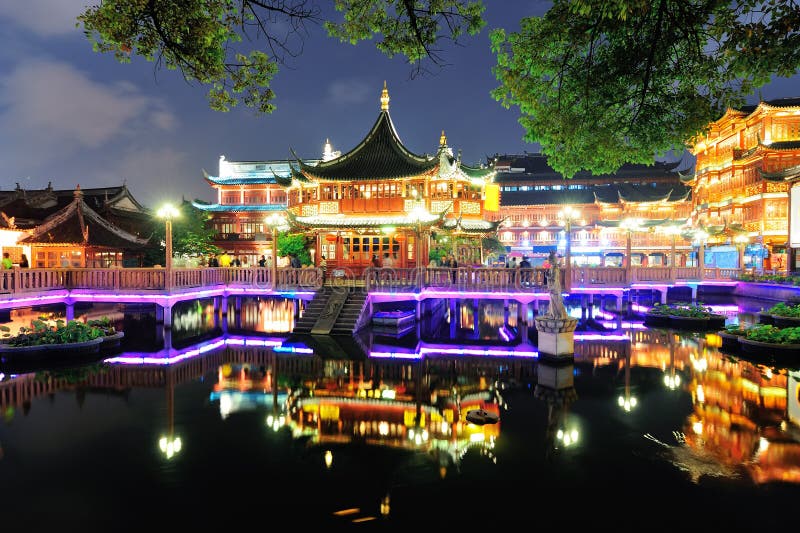 Shanghai pagoda building stock photo. Image of ancient - 31470390
