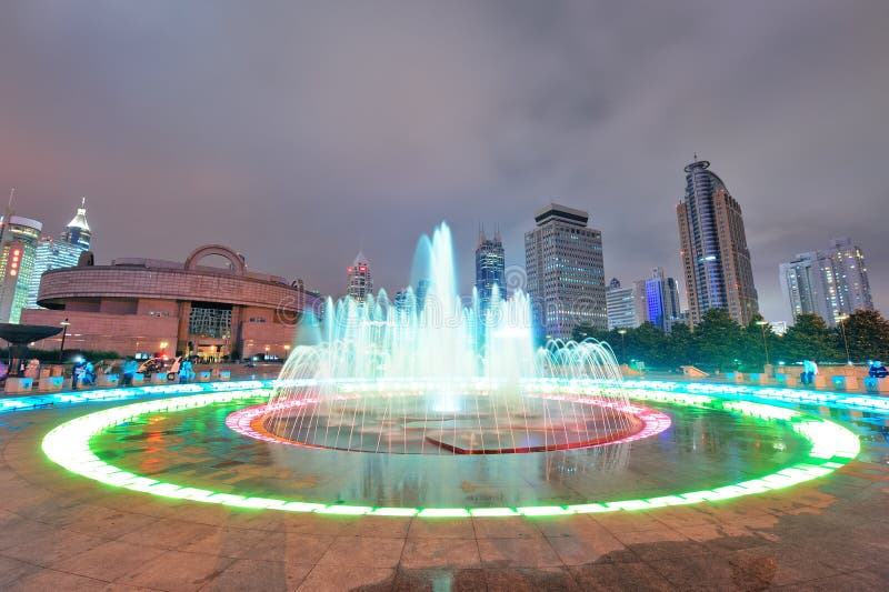 Shanghai People s Square stock image. Image of landmark - 27042229