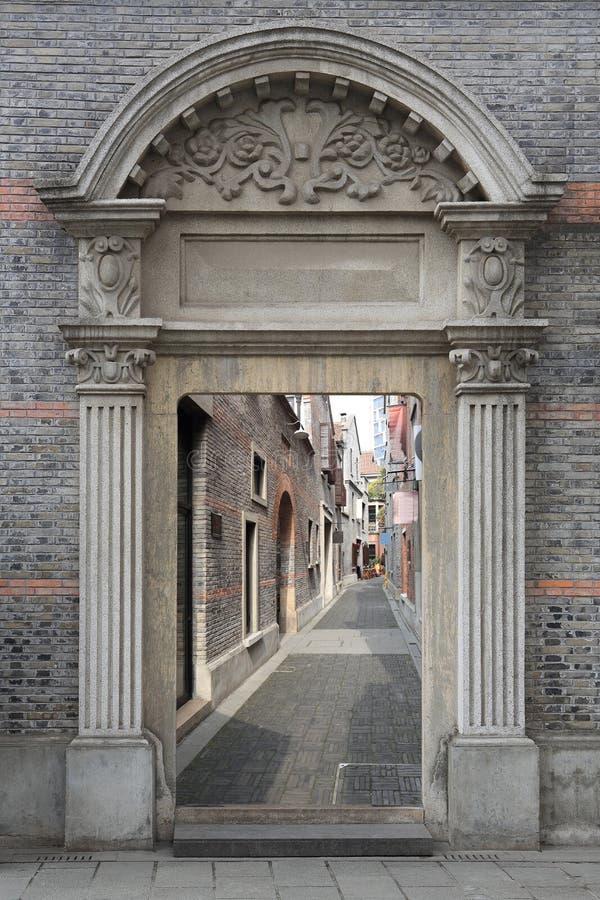 Shikumen stock image. Image of shanghainese, traditional - 34449491