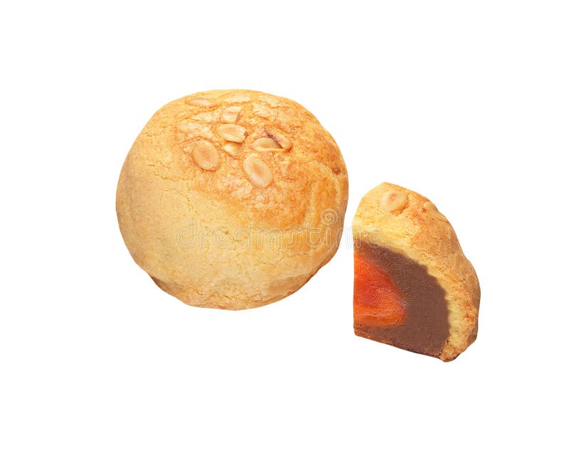 Shanghai Single Yolk Moon Cake Stock Image - Image of celebrate, asia ...