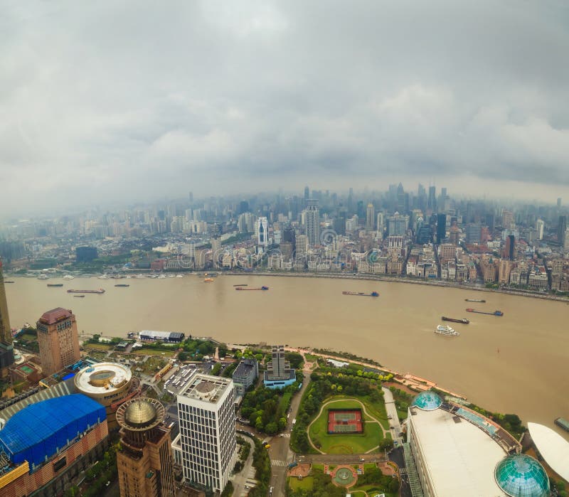 Shanghai Skyline Panoramic View, Shanghai China,Shanghai Skyline ...