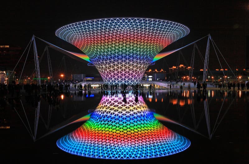 Expo Axis in Night editorial photography. Image of membrane - 16542912