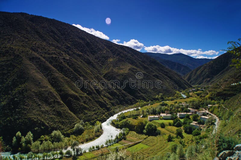 Shangri-La stock photo. Image of village, shangri, china - 47268194