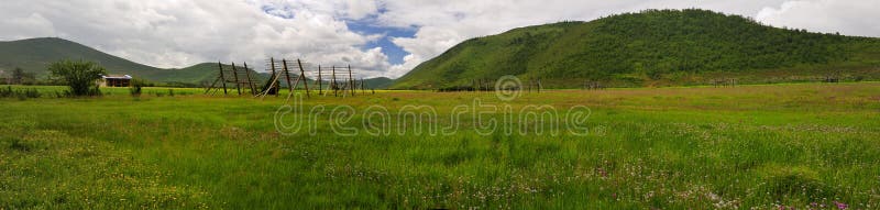 Shangri-La Ranch scenery stock photo. Image of flower - 10256418