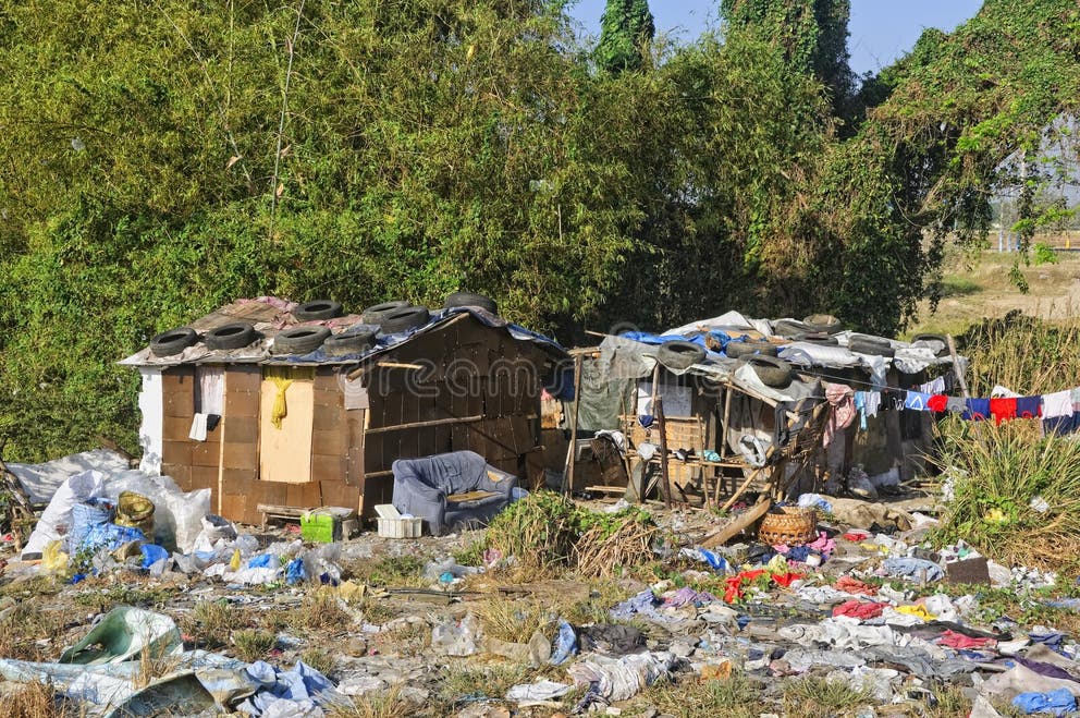 Shanties stock photo. Image of squatters, garbage, structure - 16047938