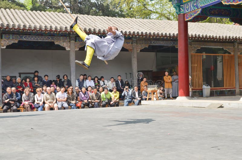 Shaolin Monks Demonstration 4 Editorial Image - Image of chinatown ...