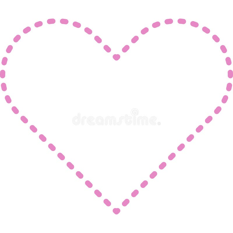 Heart Shape in Geometric for Mathematics and Science Stock Vector ...