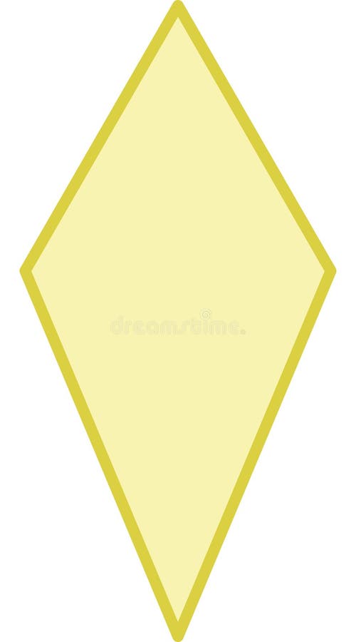 Diamond Shape in Geometric for Mathematics and Science Stock Vector ...