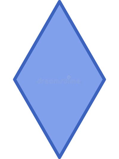 Diamond Shape in Geometric for Mathematics and Science Stock Vector ...