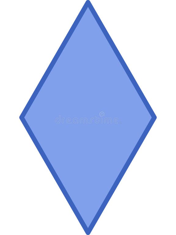 Diamond Shape in Geometric for Mathematics and Science Stock Vector ...