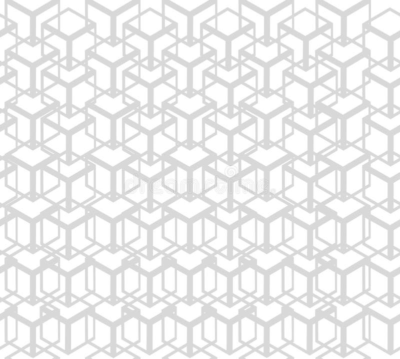 Shape Abstract Box Seamless Pattern Background Stock Vector ...