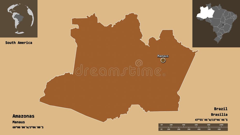 Amazonas, State of Brazil,. Previews. Pattern Stock Illustration ...