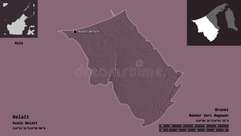Belait, District of Brunei,. Previews. Administrative Stock ...