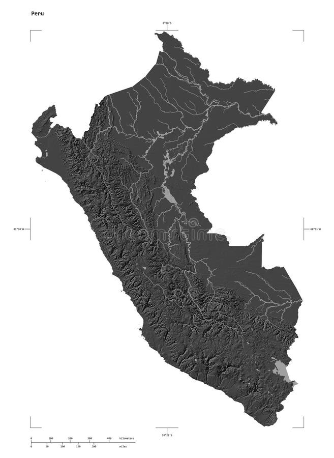 Peru Elevation Map