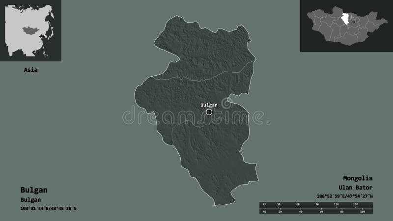 Bulgan, Province of Mongolia,. Previews. Administrative Stock ...