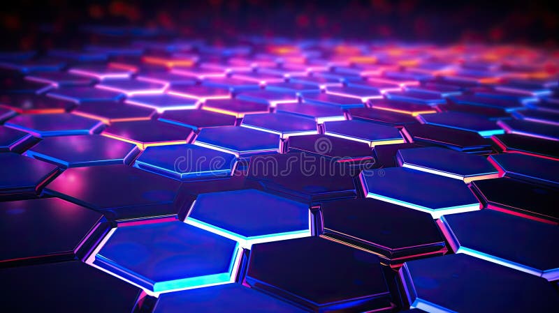 Shape Business Hexagon Background Stock Illustration - Illustration of ...