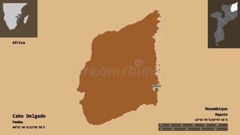 Cabo Delgado, Province of Mozambique,. Previews. Pattern Stock ...