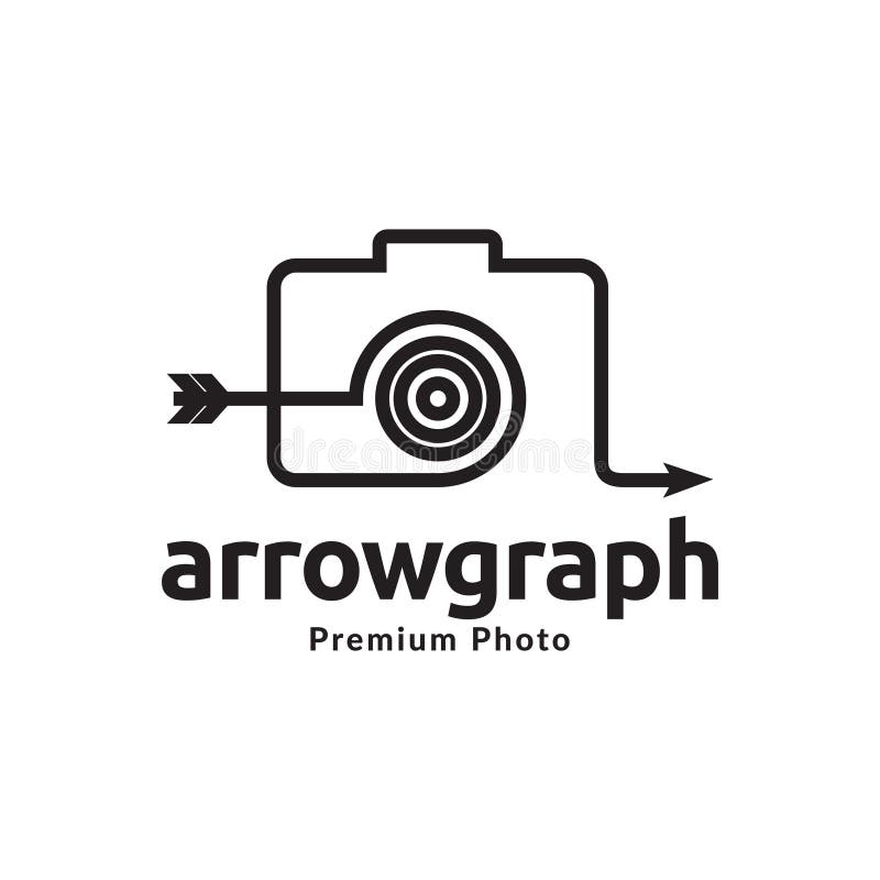 Shape Camera with Arrow Logo Design, Vector Graphic Symbol Icon ...