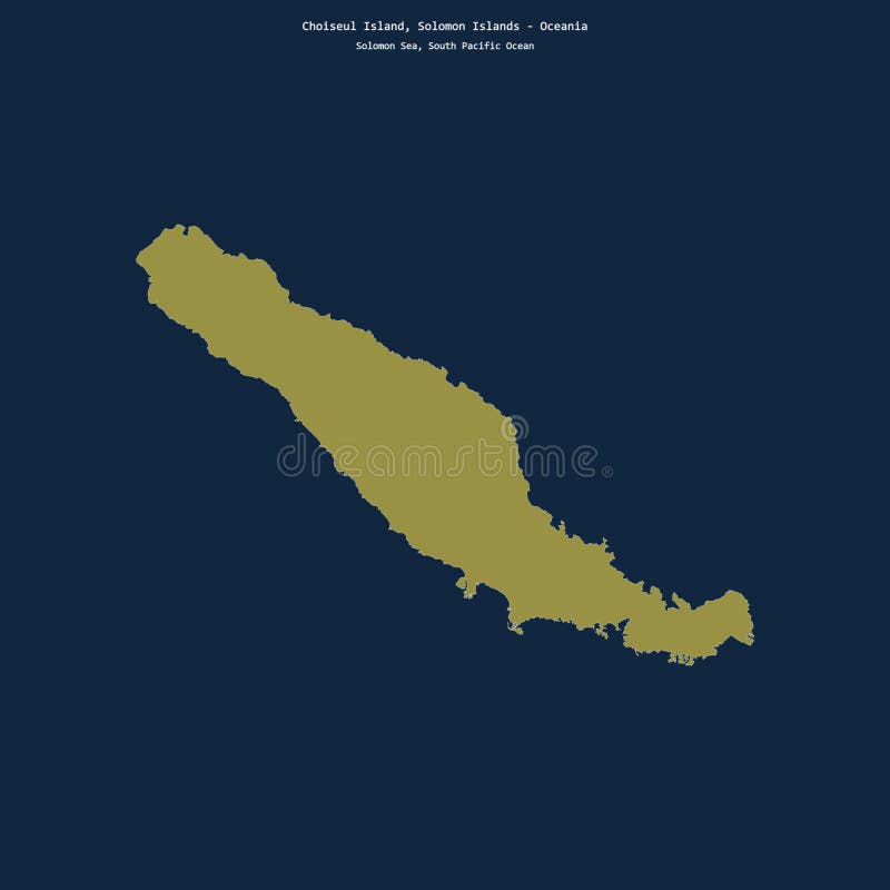 Shape of Choiseul Island. Solomon Islands. Yellow Stock Illustration ... Shape of Choiseul Island. Solomon Islands. Yellow Stock Illustration ...