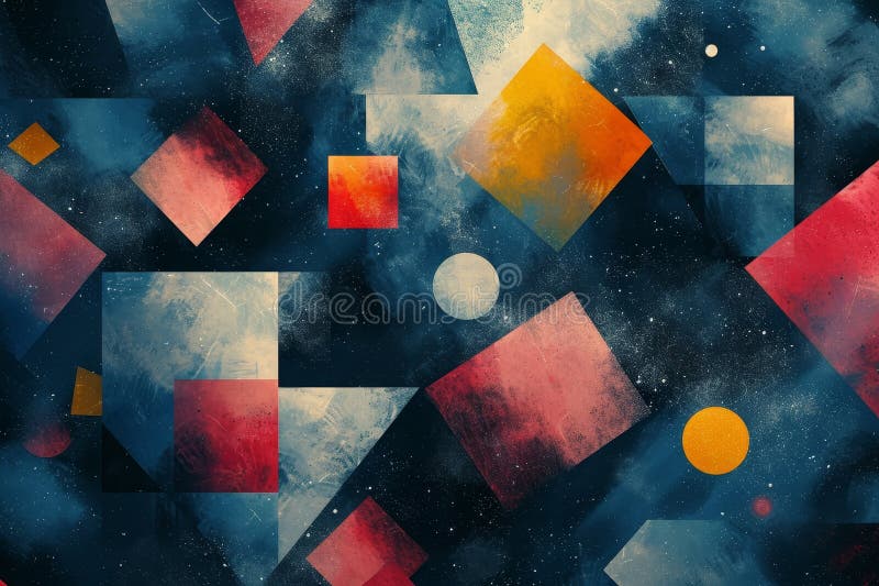 Shape Clash stock illustration. Illustration of interaction - 310359283