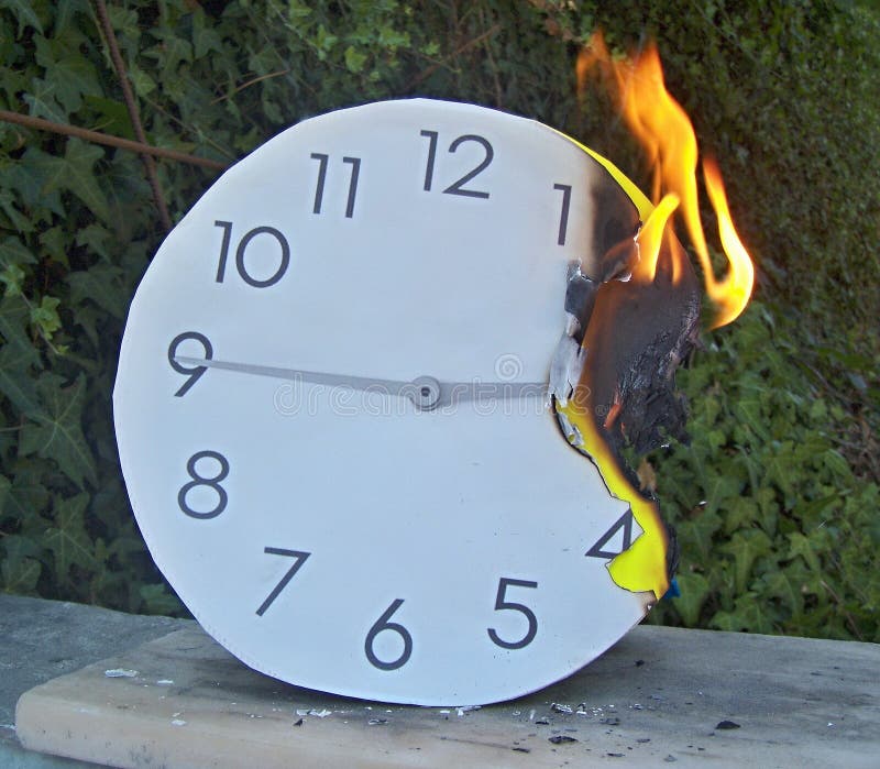 Burning your time stock image. Image of burning, fire - 255263821