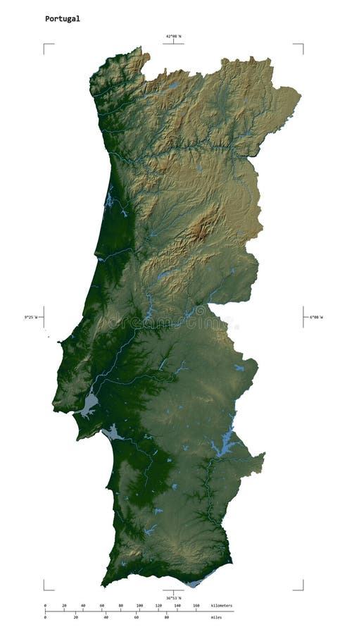 portugal physical landforms