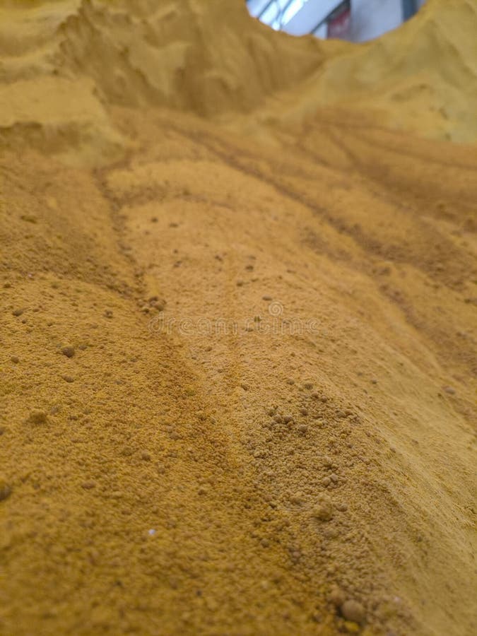 Shape of Corn Gluten Meal Which is Fine Like Powder Stock Image - Image ...