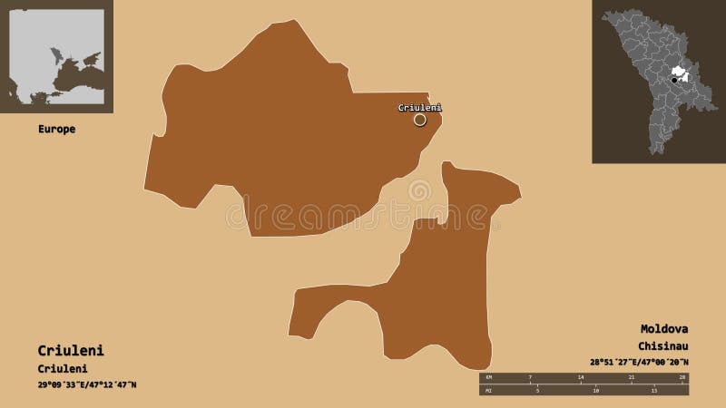 Criuleni, District of Moldova,. Previews. Pattern Stock Illustration ...