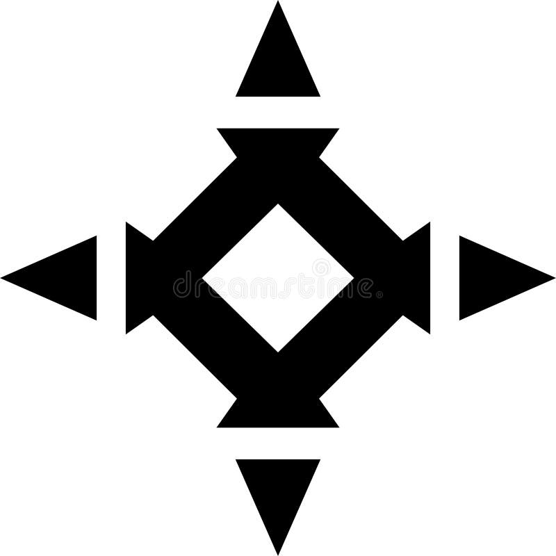 Shape Design Element. Abstract Graphic Resource. Unique Symbol Stock ...