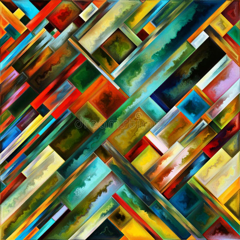 Shape Division in Art stock illustration. Illustration of contemporary ...