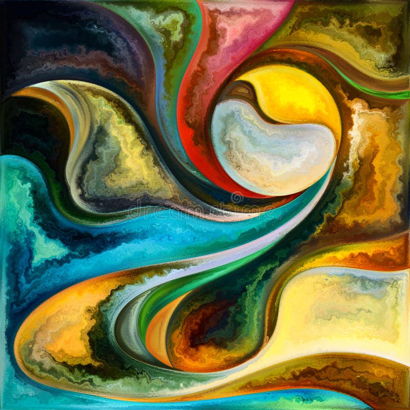 Shape Division in Art stock illustration. Illustration of color - 179683212