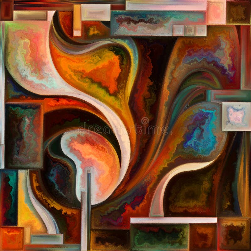 Shape Division in Art stock illustration. Illustration of design ...