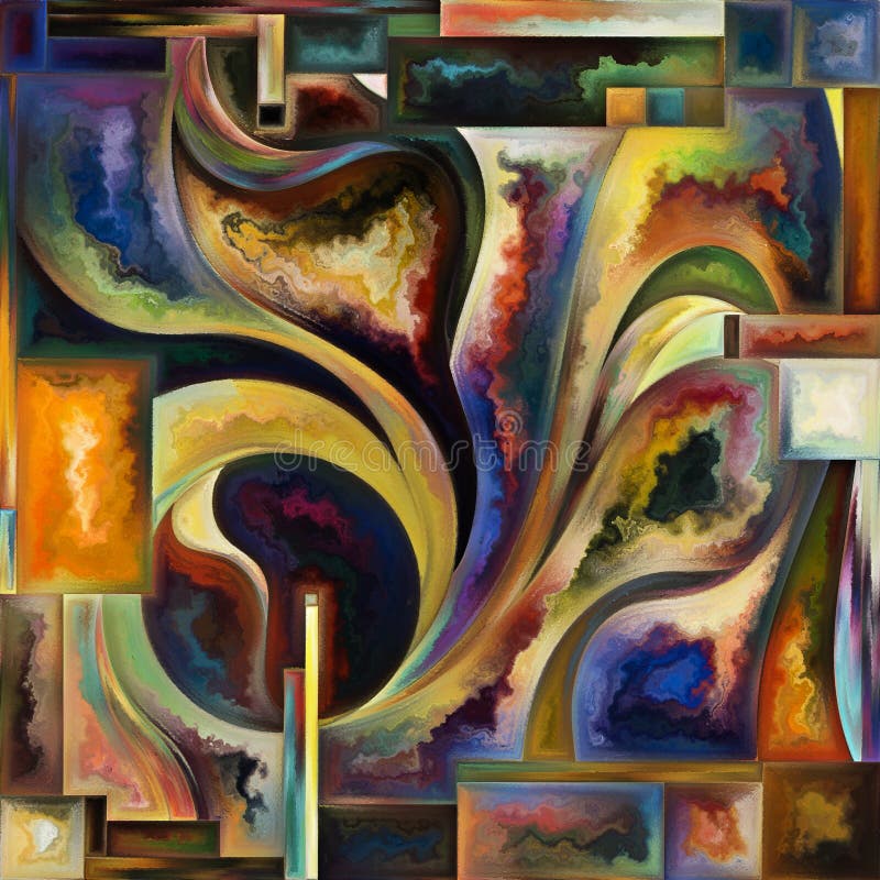 Shape Division in Art stock illustration. Illustration of element ...